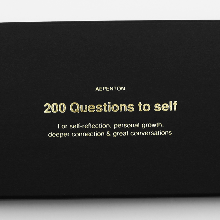 200 Questions to self – Aepenton